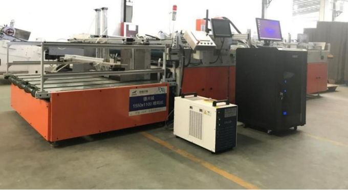 CE Spray Printing Machine 200dpi 350m/Min LED Curing Ink Type